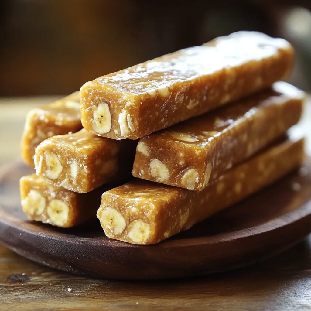 Golden Banana & Peanut Butter Chewy Sticks for Dogs Recipe - Urban Organic