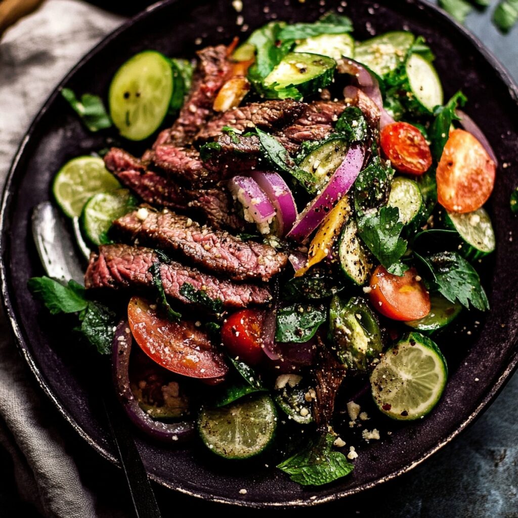 Zesty Thai Beef Salad (Yum Nua) Recipe For Fresh Summer Meals - Urban ...