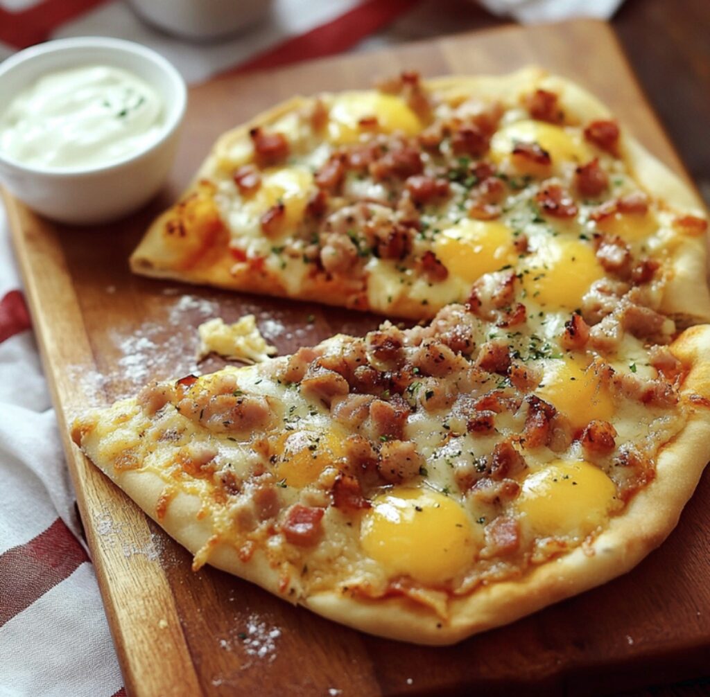 Crispy Morning Magic: Sunrise Breakfast Pizza Recipe - Urban Organic