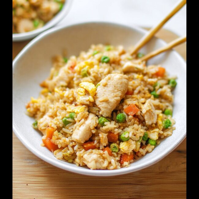 Genuine Asian-Inspired Chicken Fried Rice Recipe for Dinnertime - Urban ...
