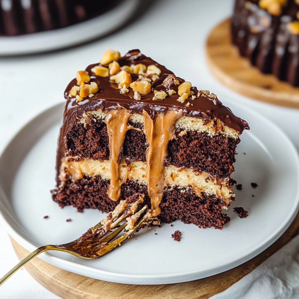 Indulgent Chocolate Snickers Cake Recipe: Candy Bar Dream - Urban Organic