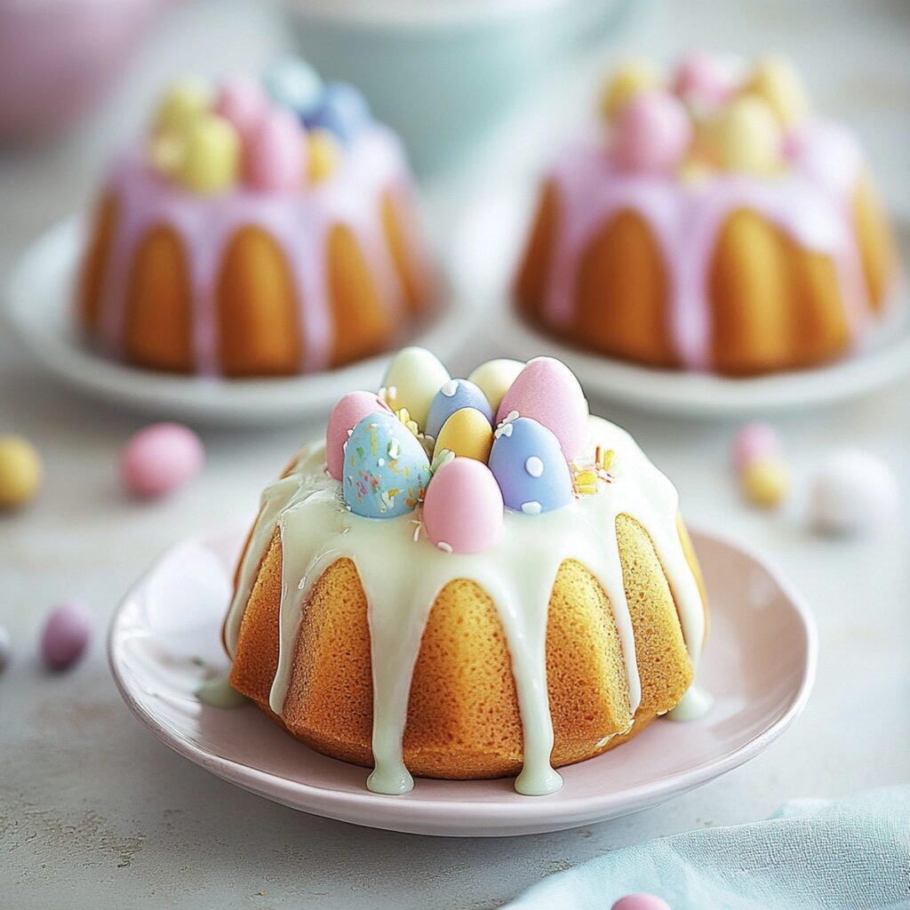Adorable Mini Easter Bundt Cakes Recipe: Springtime Sweet Joy - Urban ...