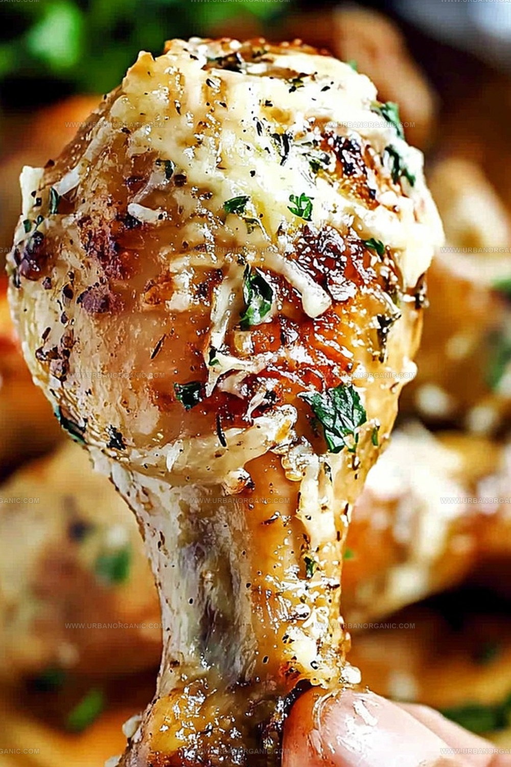 Juiciest Garlic Parmesan Chicken Legs Recipe to Savor - Urban Organic