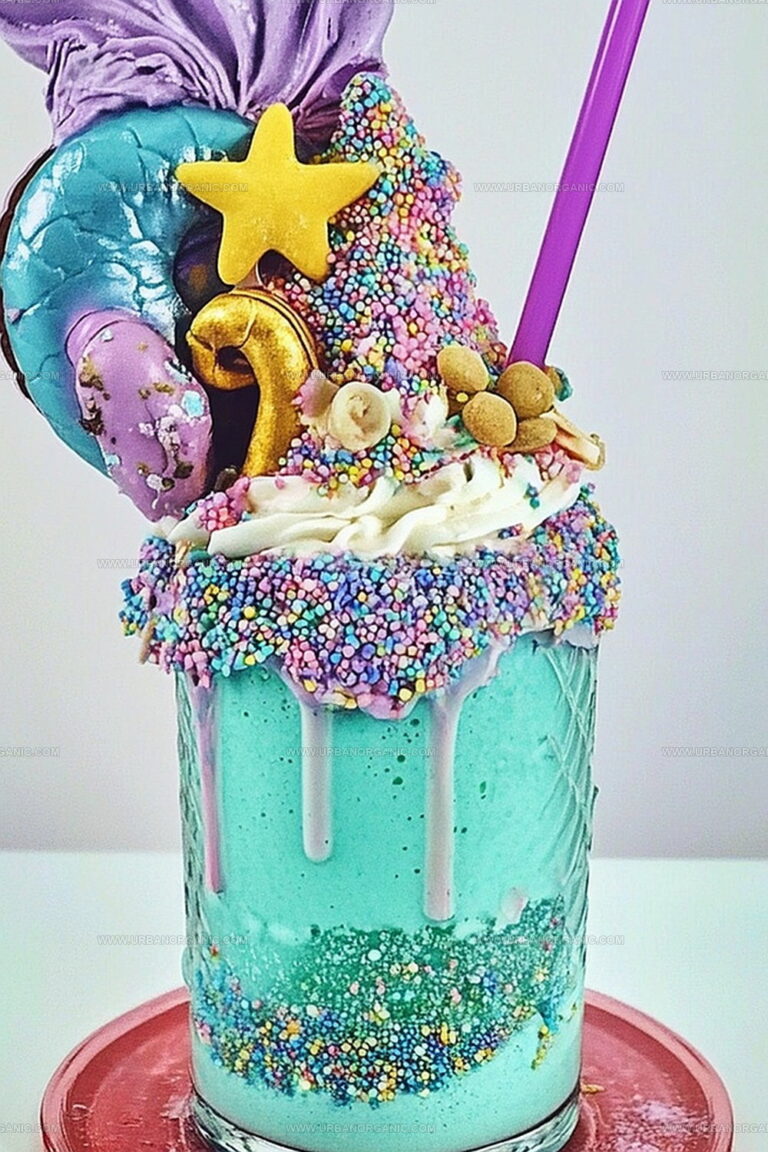 Enchanted Ocean Mermaid Freakshake Recipe - Simply Dreamy! - Urban Organic