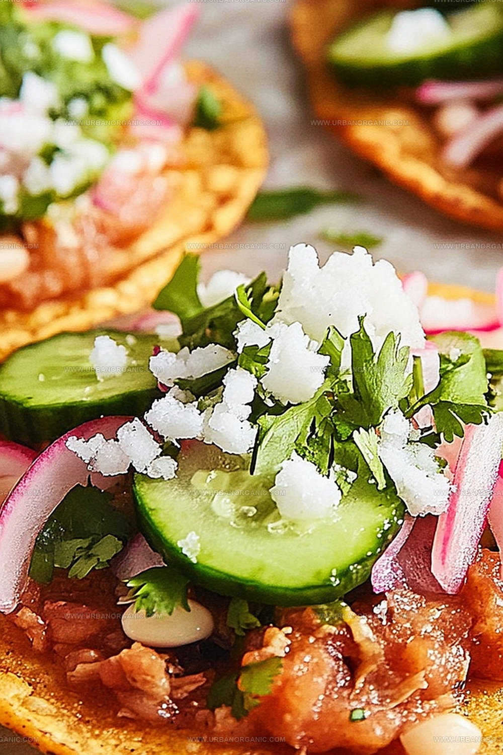 Zesty Crispy Mexican Tostadas Recipe: Fiesta on a Plate! - Urban Organic