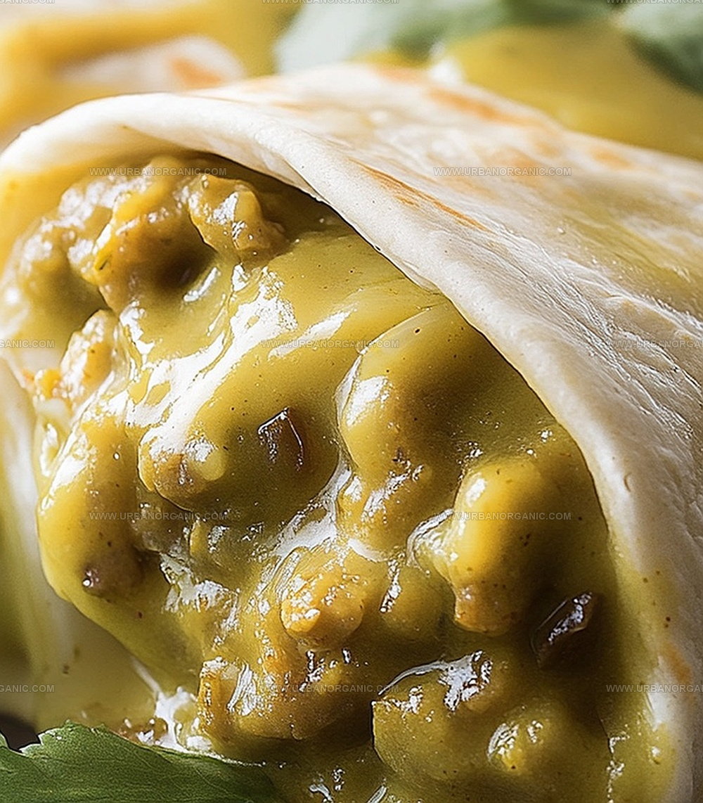 Smothered Green Chili Burritos Recipe for Taco Tuesday - Urban Organic