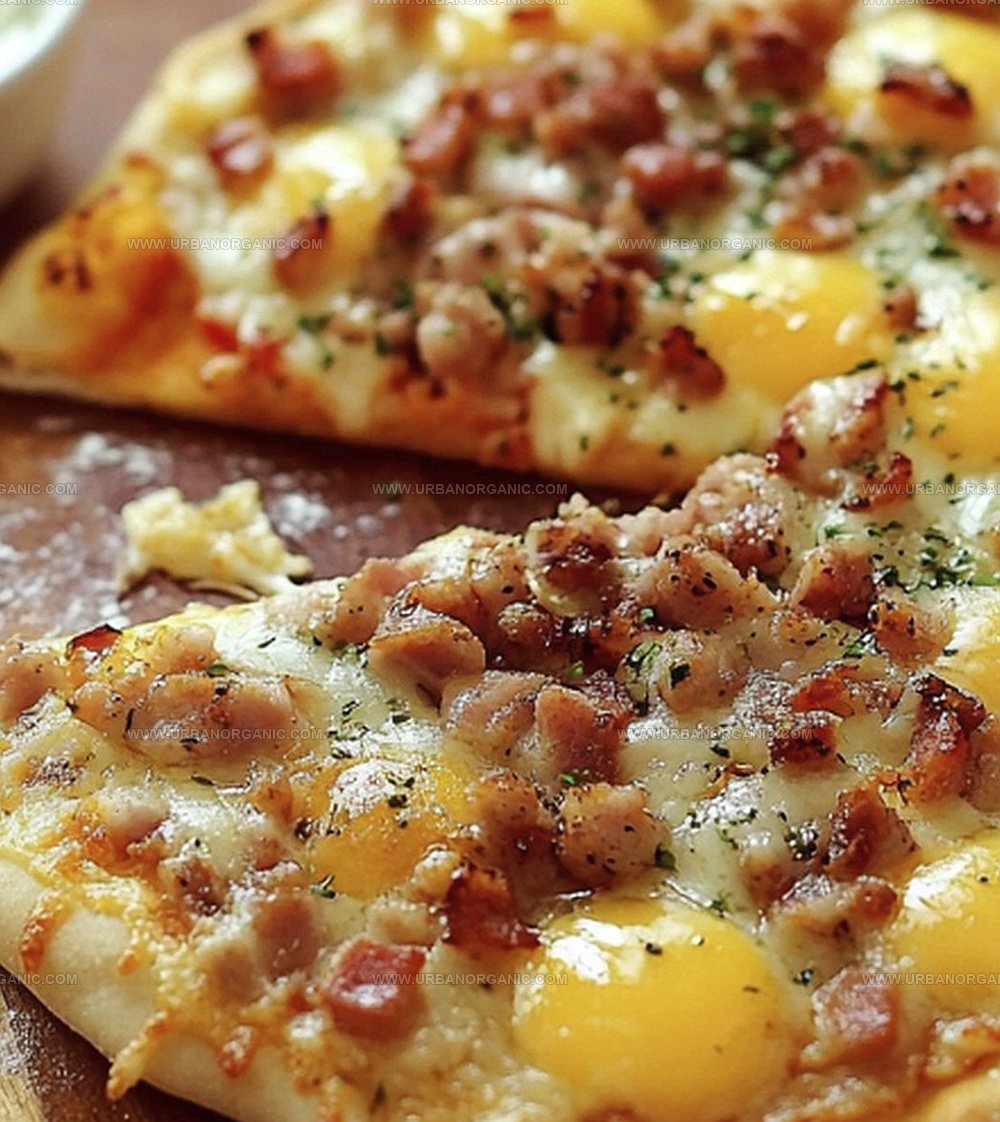 Crispy Morning Magic: Sunrise Breakfast Pizza Recipe - Urban Organic